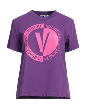 Versace T-shirt Size Cotton - Purple