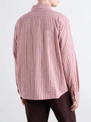 CORRIDOR Americana Checked Cotton Shirt