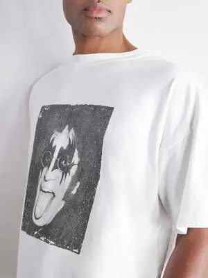 REMI RELIEF Who Are You Printed Cotton-jersey T-shirt
