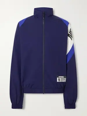 NEIGHBORHOOD Logo-print Colour-block Taffeta Track Jacket