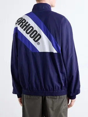 NEIGHBORHOOD Logo-print Colour-block Taffeta Track Jacket
