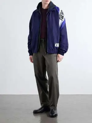 NEIGHBORHOOD Logo-print Colour-block Taffeta Track Jacket