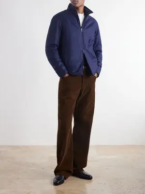 Sease Padded Wool And Silk-blend Jacket