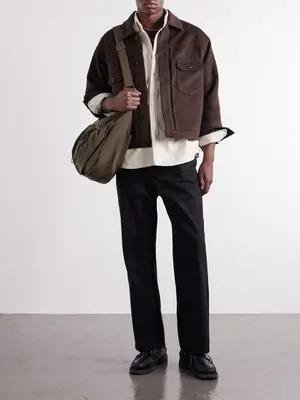 FRIZMWORKS Brushed Wool-blend Jacket