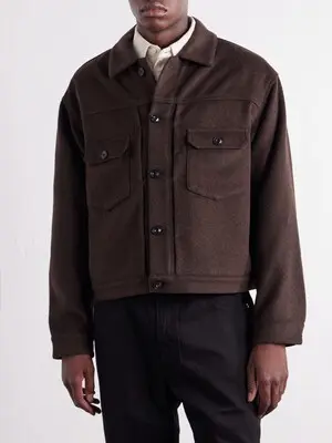 FRIZMWORKS Brushed Wool-blend Jacket