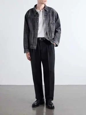 NEIGHBORHOOD Tapered Pleated Twill Trousers