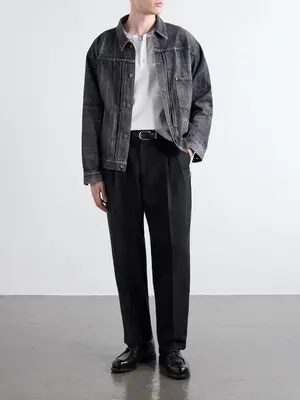 NEIGHBORHOOD Tapered Pleated Twill Trousers
