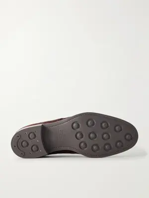 EDWARD GREEN Leith Suede Derby Shoes