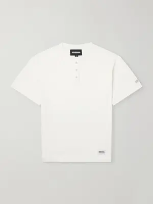NEIGHBORHOOD Cotton-jersey Henley T-shirt