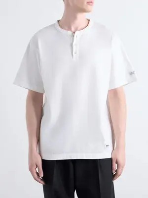 NEIGHBORHOOD Cotton-jersey Henley T-shirt