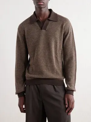 Frescobol Carioca Orlando Merino Wool Polo Shirt