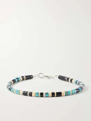 PEYOTE BIRD Yellowstone Sterling Silver Multi-stone Bracelet