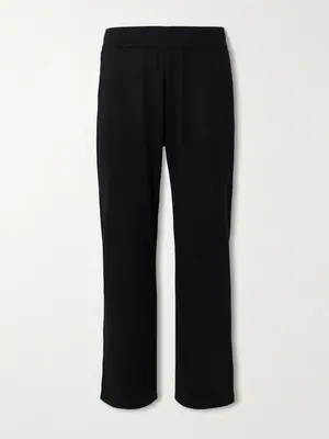 Mr P. Straight-leg Cashmere Sweatpants - Black