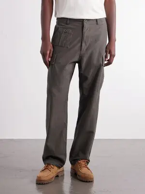 FRIZMWORKS Straight-leg Cotton Cargo Trousers