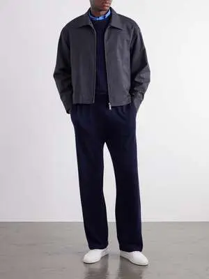 Mr P. Straight-leg Cashmere Knitted Sweatpants