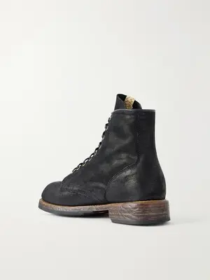 Visvim Brigadier Hi-folk Leather Lace-up Boots