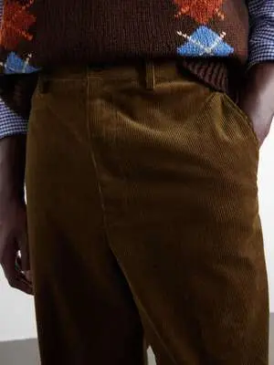 Visvim Broader Straight-leg Cotton-corduroy Trousers