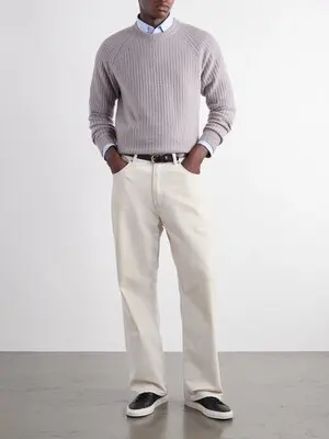 Mr P. Ribbed Cashmere Sweater
