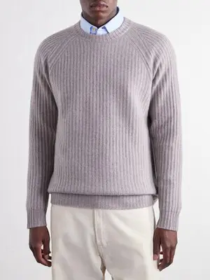 Mr P. Ribbed Cashmere Sweater