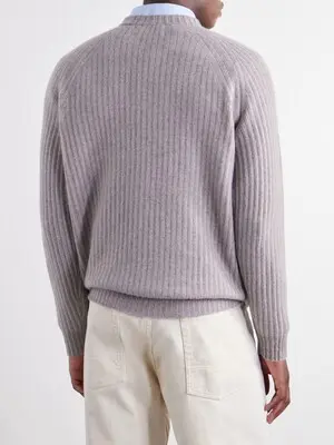 Mr P. Ribbed Cashmere Sweater