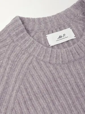 Mr P. Ribbed Cashmere Sweater
