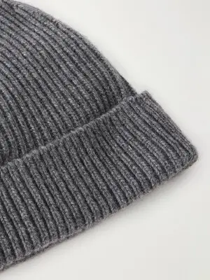 Johnstons Of Elgin Ribbed Cashmere Beanie