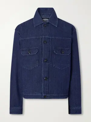 FRIZMWORKS Sashiko Denim Jacket - Blue