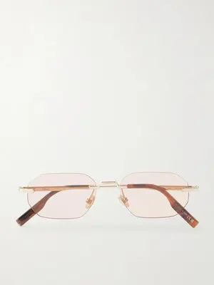 Dior Diorblacksuit S19u Square-frame -tone Sunglasses - Gold