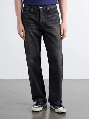 NEIGHBORHOOD Washed Straight-leg Jeans