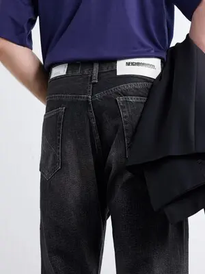 NEIGHBORHOOD Washed Straight-leg Jeans