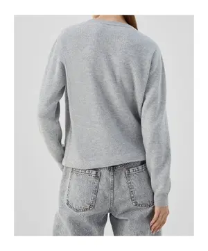 Brunello Cucinelli Cashmere English Rib Sweater With Monili