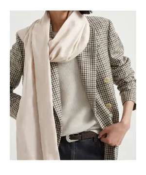 Brunello Cucinelli Cashmere And Silk Sparkling Scarf