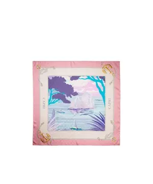 Gucci Capri Print Carré Scarf - Multi-color
