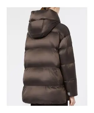 Max Mara Mtcnerine Hooded Quilted Down Jacket