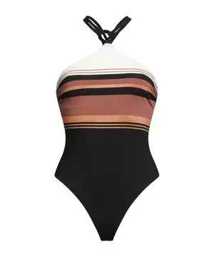 Max Mara Striped Swimsuit