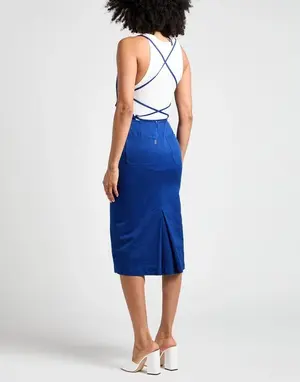 Max Mara Bodycon Solid-color Dress - Blue
