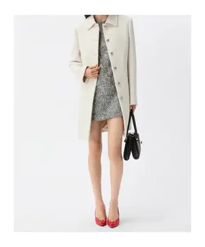 Versace Single-breasted Long Coat