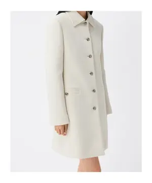 Versace Single-breasted Long Coat