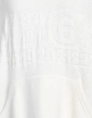 MAISON MARGIELA Solid-color Hooded Knit Sweater