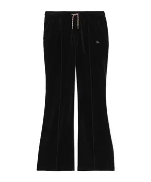 Burberry Vega V Flared Jogger Pants - Black
