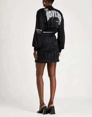 Burberry Solid-colored Satin Midi Skirt