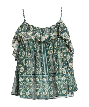 Isabel Marant Étoile Floral Sleeveless Top - Green