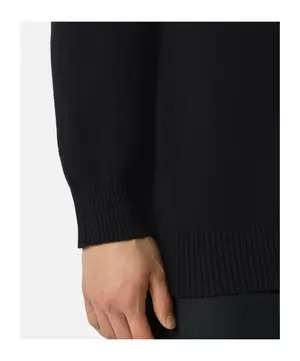 Stone Island Regular-fit Crewneck Jumper With Ribbed Trims - Black