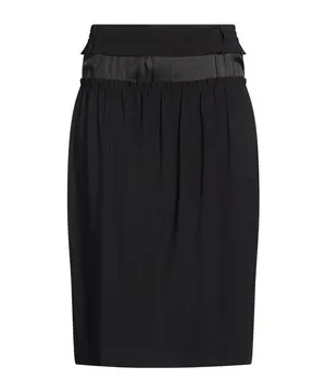 MAISON MARGIELA Solid-color Bodycon Skirt - Black
