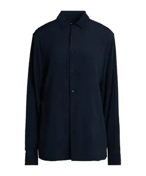 Marni Solid-color Satin Long-sleeve Shirt - Blue