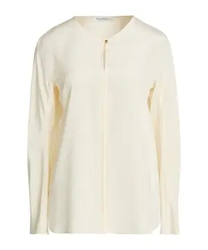 Max Mara Solid-color Satin Stretch Top - Camel