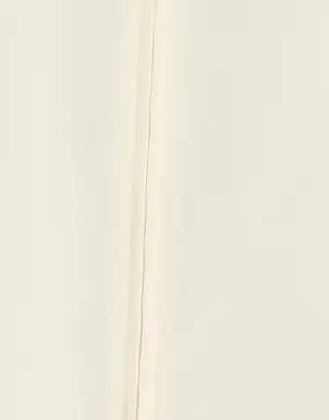 Max Mara Solid-color Satin Stretch Top