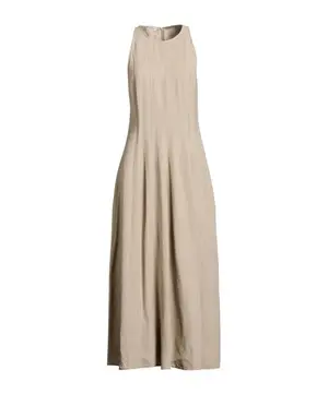 Brunello Cucinelli Sleeveless A-line Dress - Nude