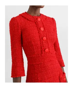 Dolce & Gabbana Short Dress In Rachel Tweed