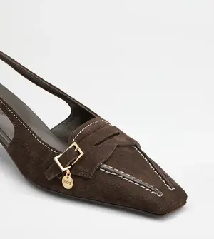 TOD'S Slingback Pumps In Suede